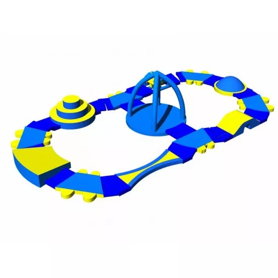 Kids Water Obstacle Course For Pool - Inflatable Water Park | East ...