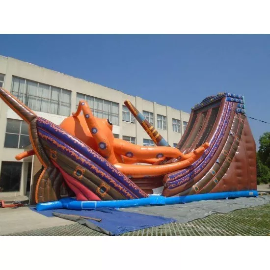 Kraken Inflatable Pirate Ship Slide - Inflatable Slide | East Inflatables