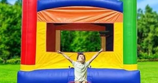 Why is an adult required at all times to monitor the use of an inflatable?